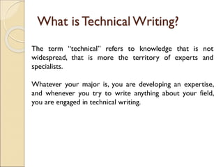 Technical writings for academics | PDF