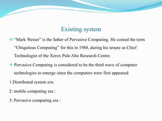 PERVASIVE COMPUTING | PDF