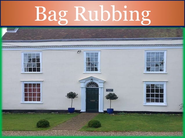 Technical advice note for bag rub finish | PPTX