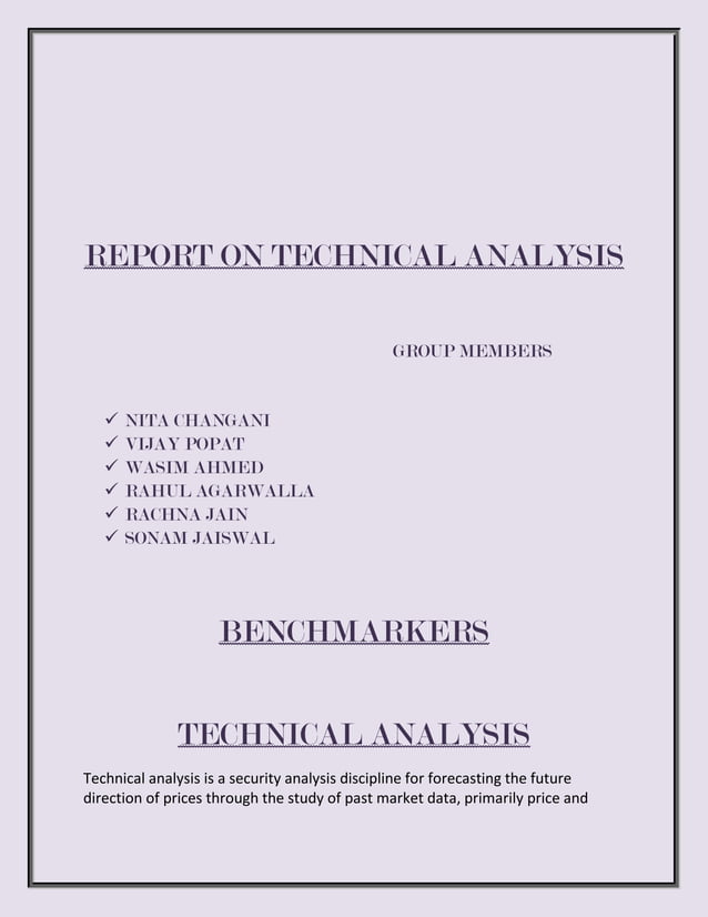 Technical Analysis | DOCX