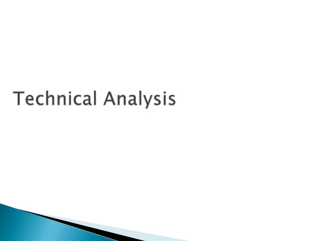 Technical analysis by charts | PPTX