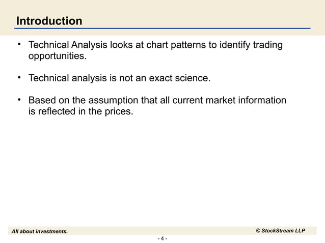 Technical analysis | PPT