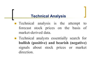Technical analysis | PPT