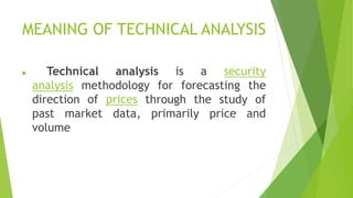 Technical analysis | PPTX