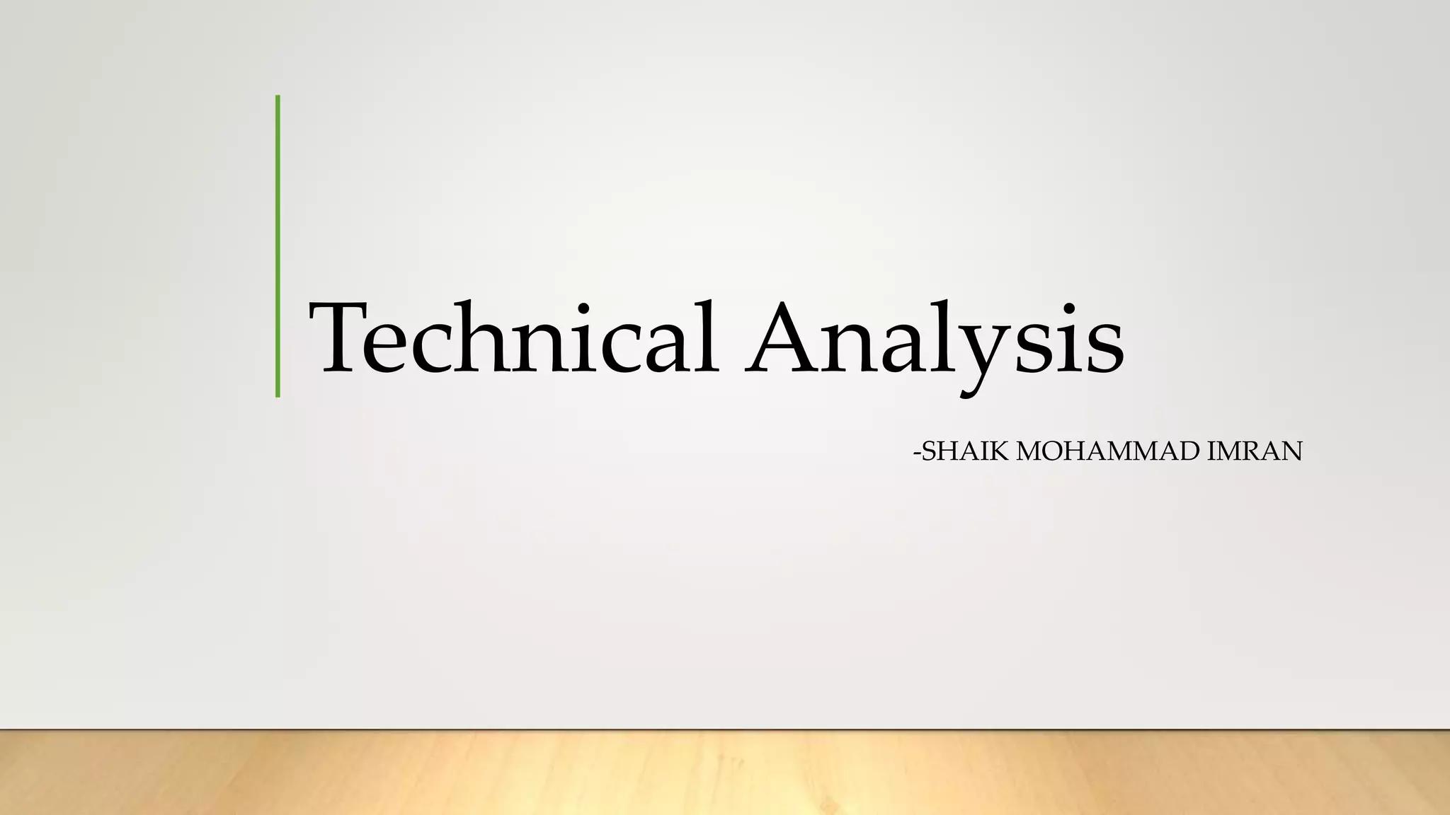 Technical analysis | PPT