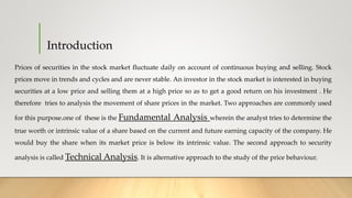 Technical analysis | PPT