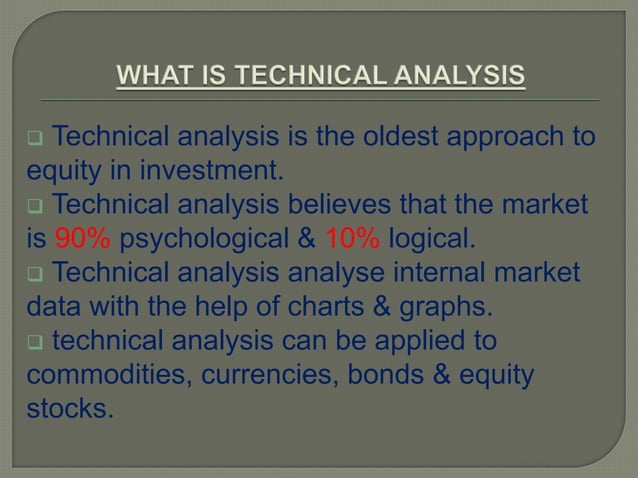 Technical analysis | PPT