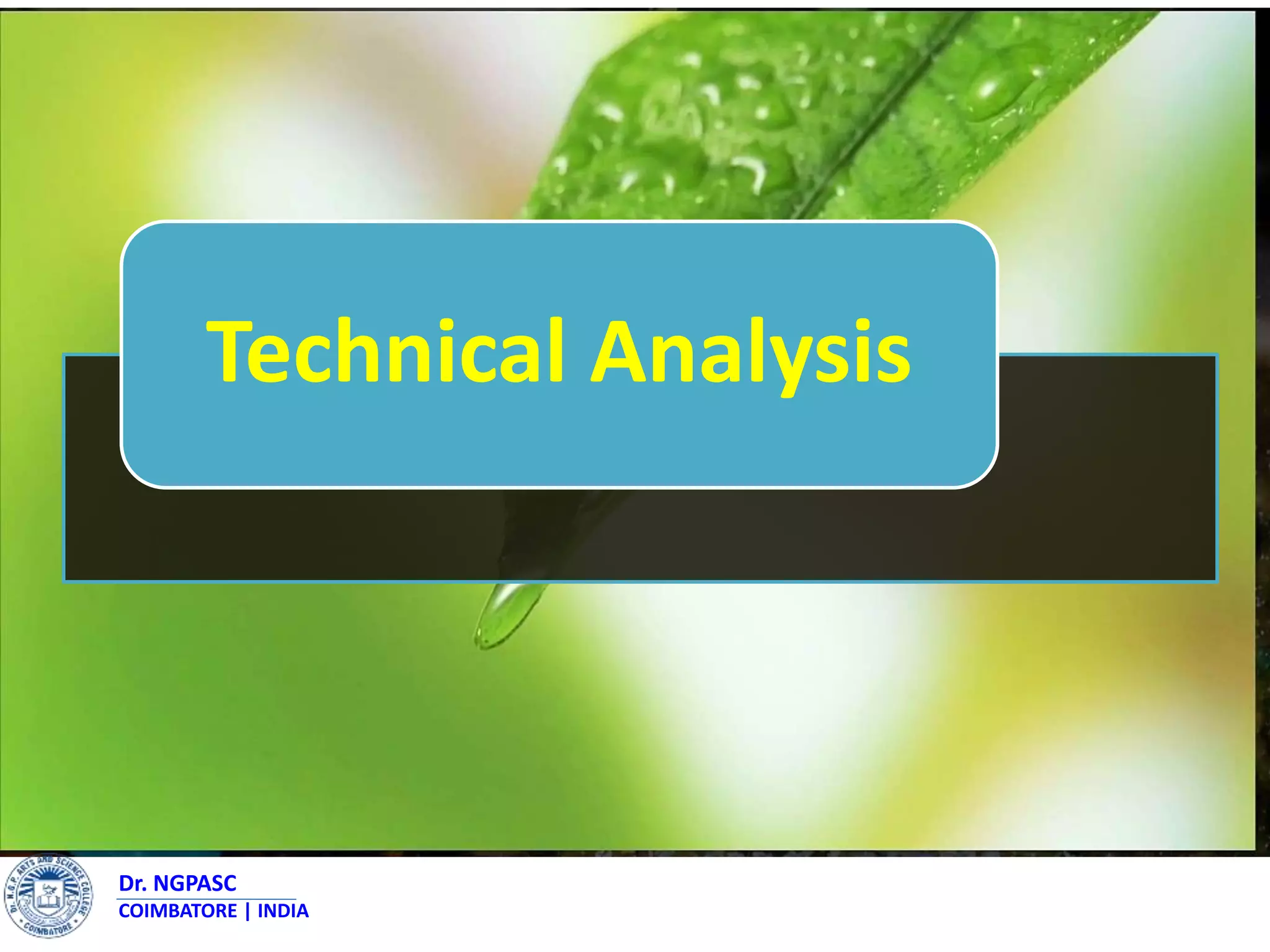 Technical analysis | PPT