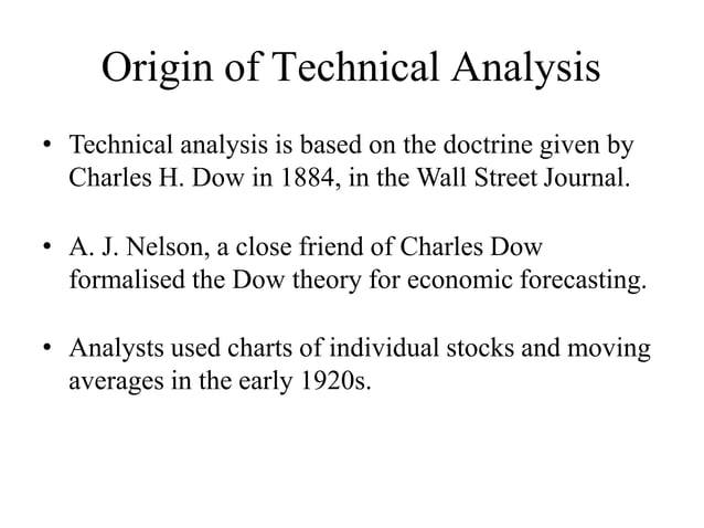 Technical analysis | PPT
