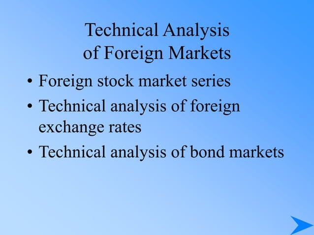 Technical Analysis.ppt | Stocks and Bonds | Personal Investing