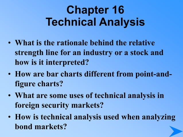Technical Analysis.ppt | Stocks and Bonds | Personal Investing