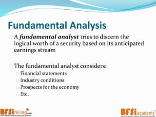 Technical analysis intro | PPTX