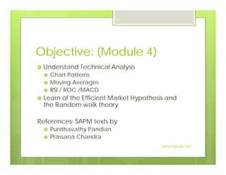 SAPM - Technical analysis | PDF