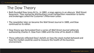 Module 1 - Technical Analysis and the Dow Theory | PPTX