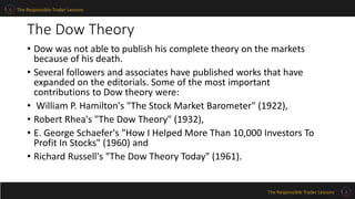 Module 1 - Technical Analysis and the Dow Theory | PPTX