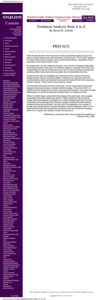 Technical analysis a to z | PDF