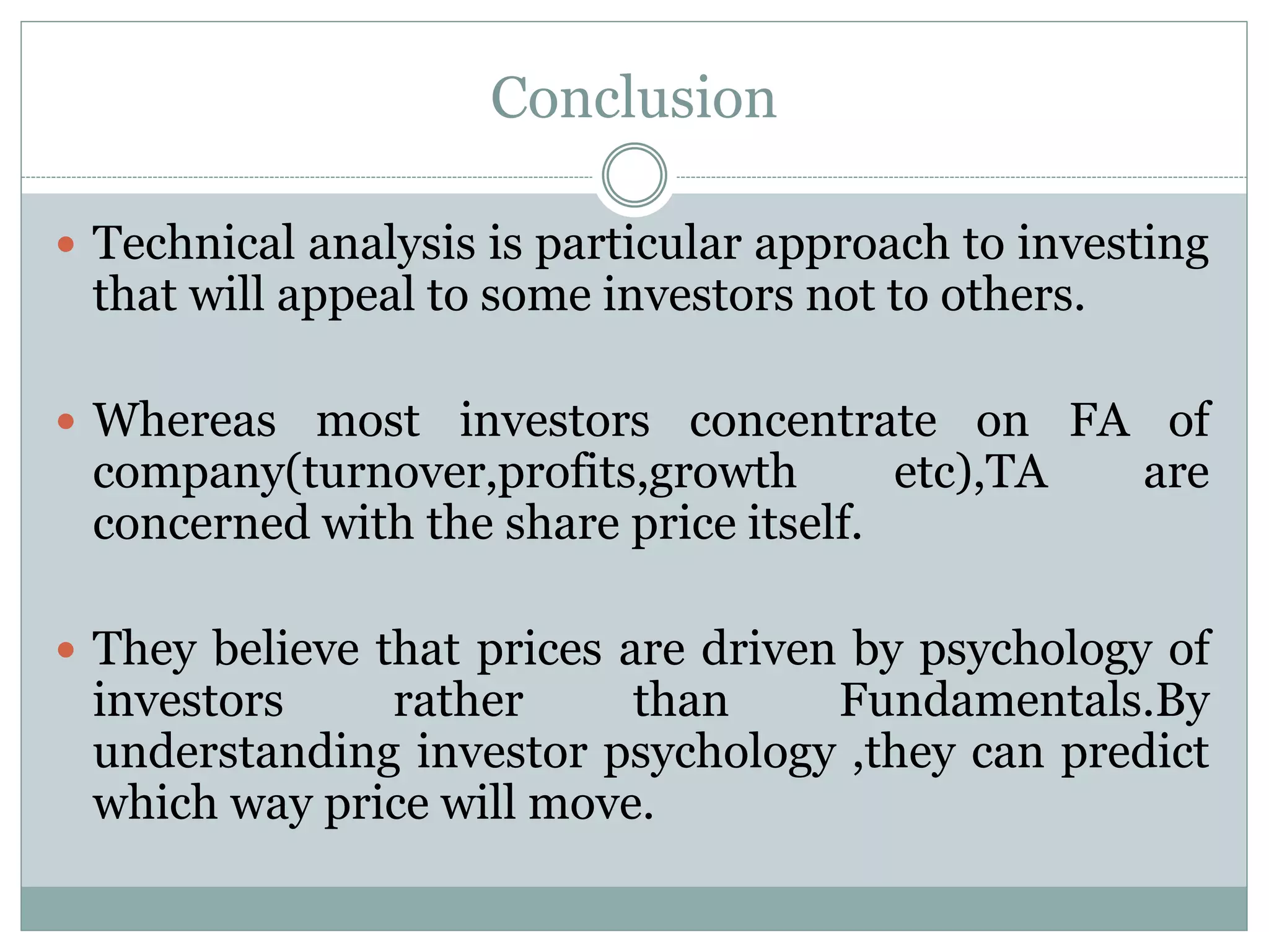 TECHNICAL ANALYSIS | PPT