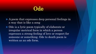 Technical analysis of an ode to death | PPT