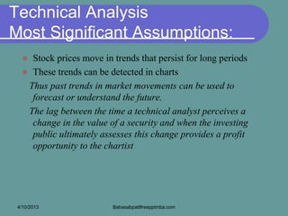 Technicalanalysispresentationofmba4sem 130823073547-phpapp01 | PDF