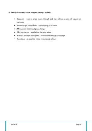 Technical analysis report | DOCX