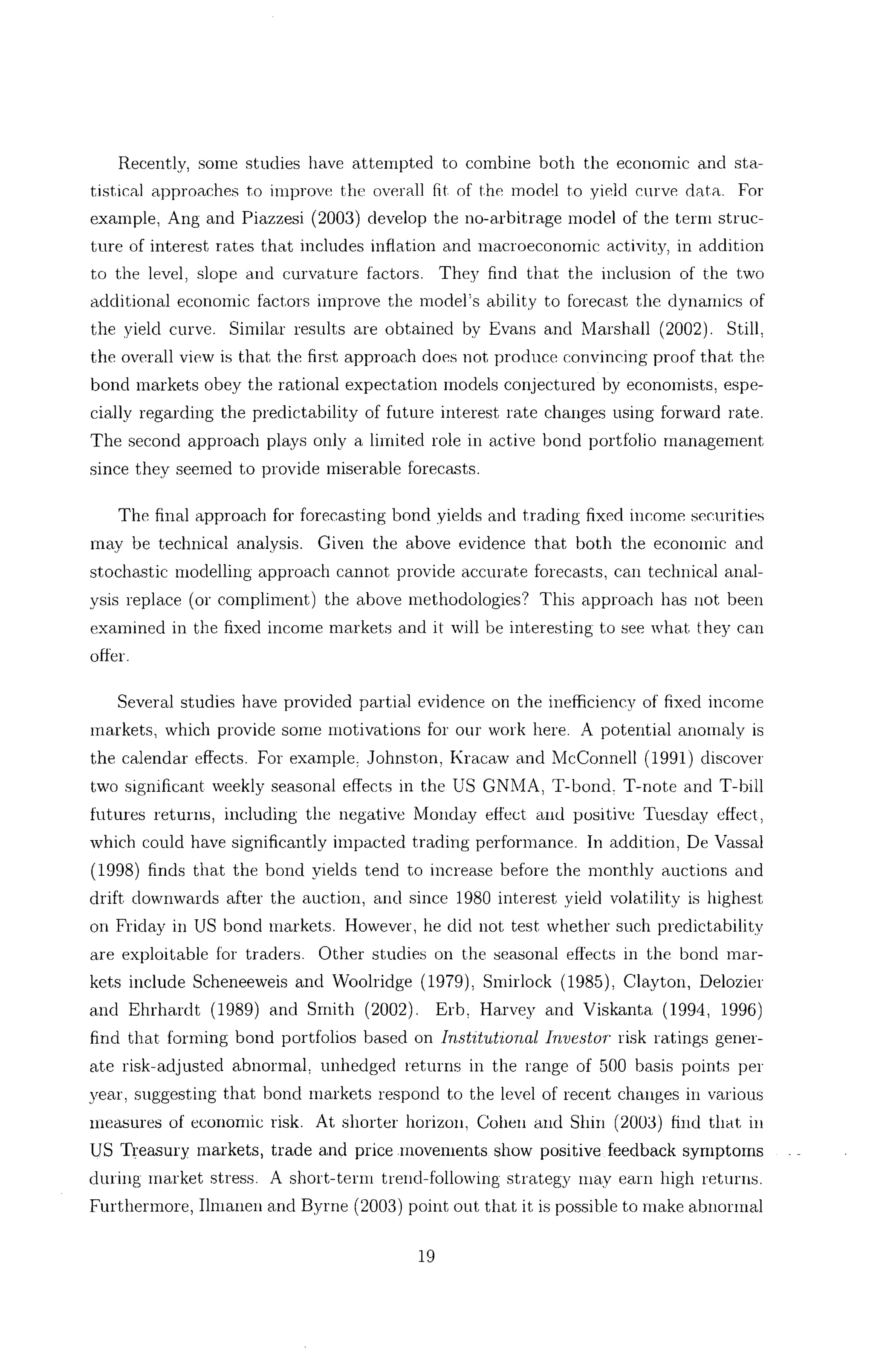 Technical analysis thesis | PDF