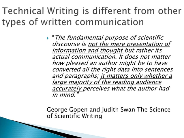 Technical and business writing slides | PPTX