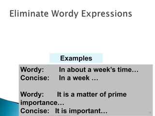Technical and business writing slides | PPTX