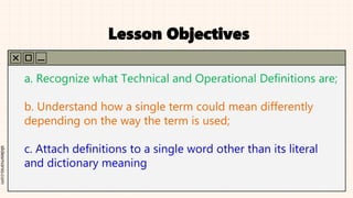 TECHNICAL AND OPERATIONAL DEFINITIONS FINAL.pptx
