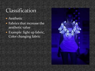 Technical and smart textiles | PPTX