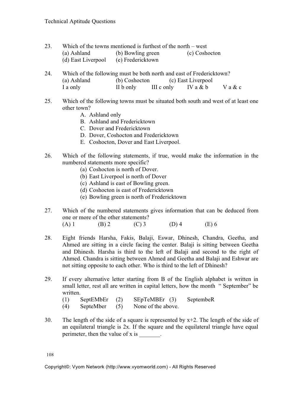 Technical Aptitude Questions technical-aptitude-questions