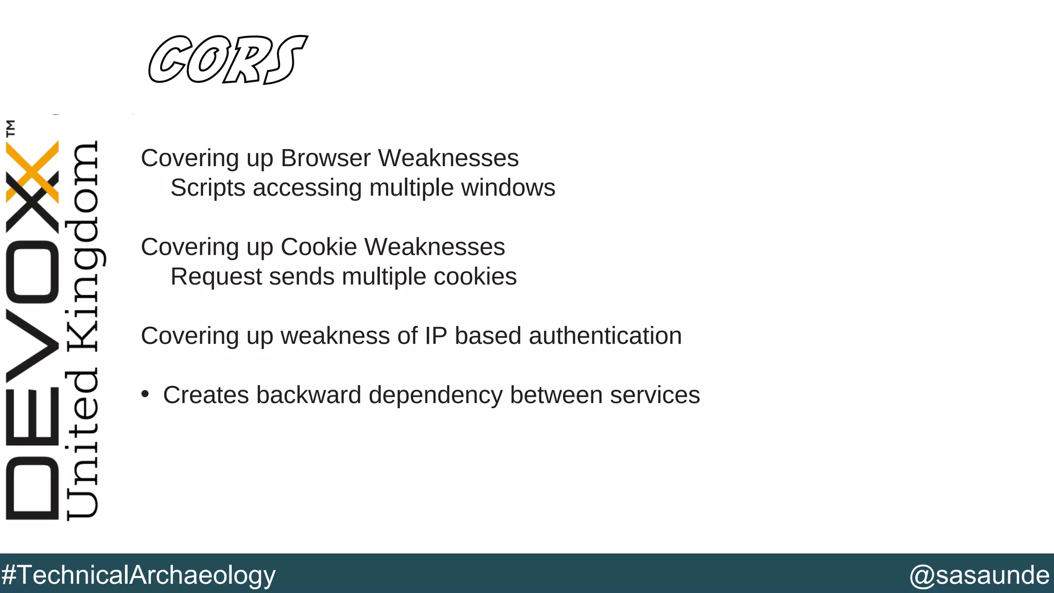 Technical Archaeology Devoxx | PPT