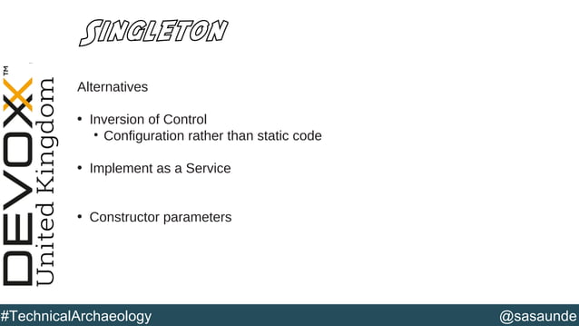Technical Archaeology Devoxx | PPT