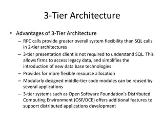 Technical Architectures | PPTX