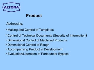 Technical area presentation | PPT