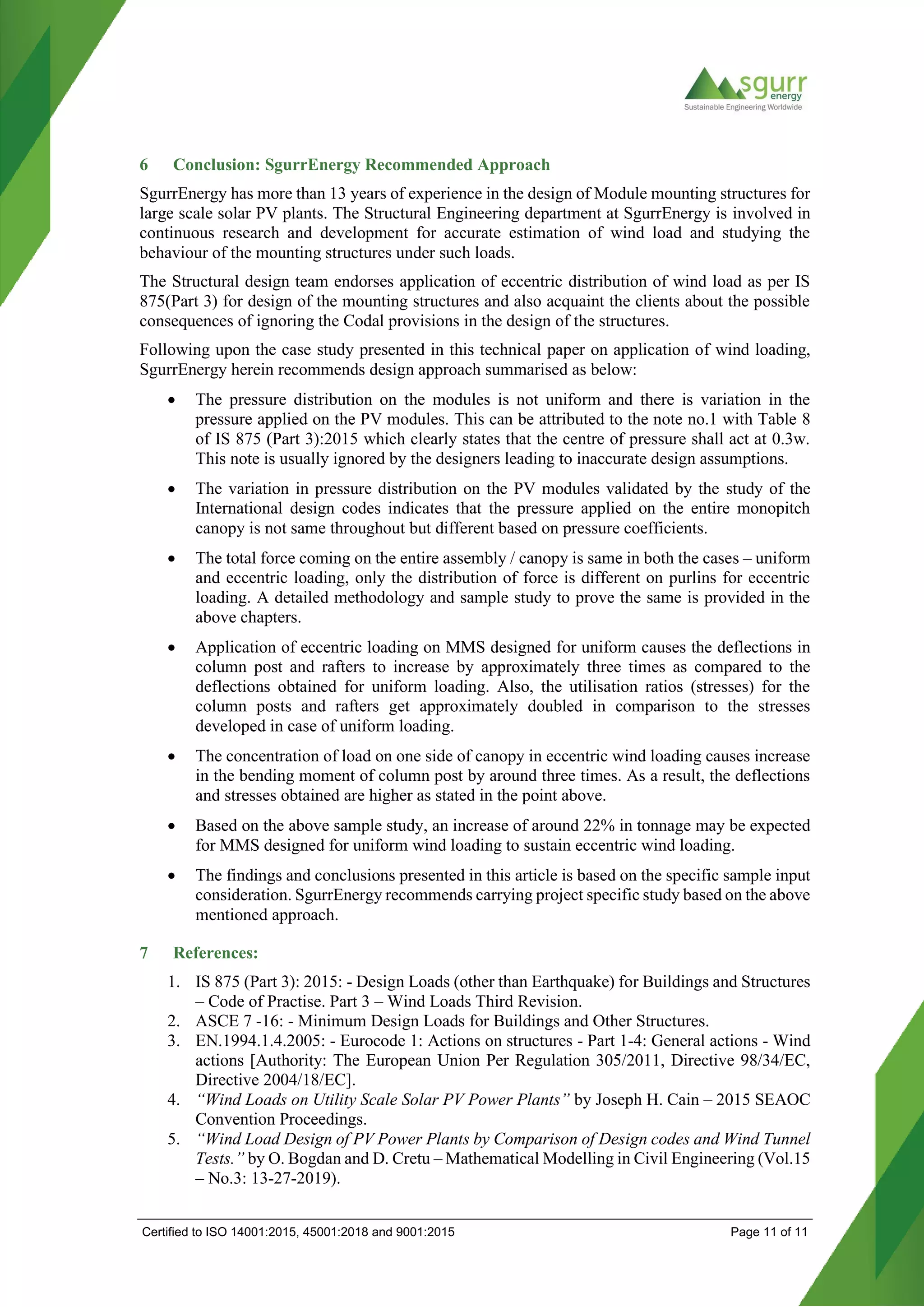 Importance of Eccentric Wind Loading on Monopitch Module Mounting ...