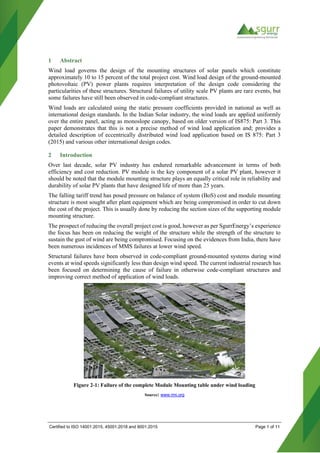 Importance of Eccentric Wind Loading on Monopitch Module Mounting ...