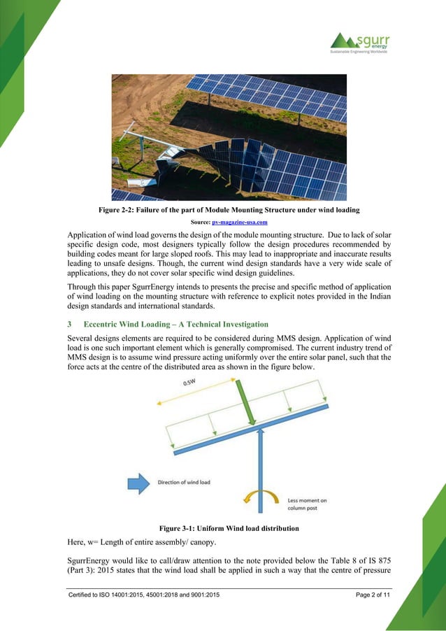 Importance of Eccentric Wind Loading on Monopitch Module Mounting ...