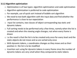Technical aspectof game design (Game Architecture) | PPTX
