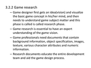Technical aspectof game design (Game Architecture) | PPTX