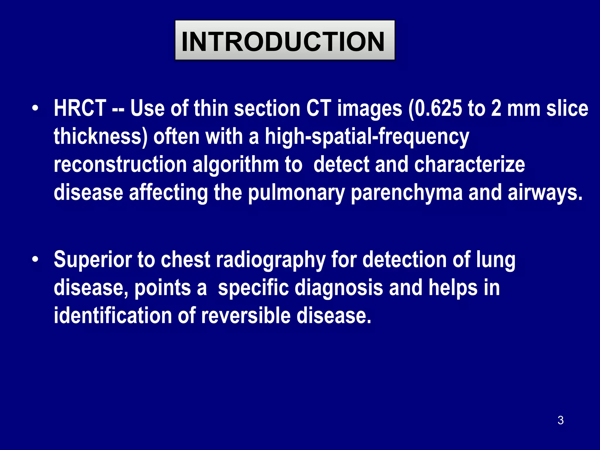 Technical aspect of hrct; normal lung anatomy & hrct findings of lung ...
