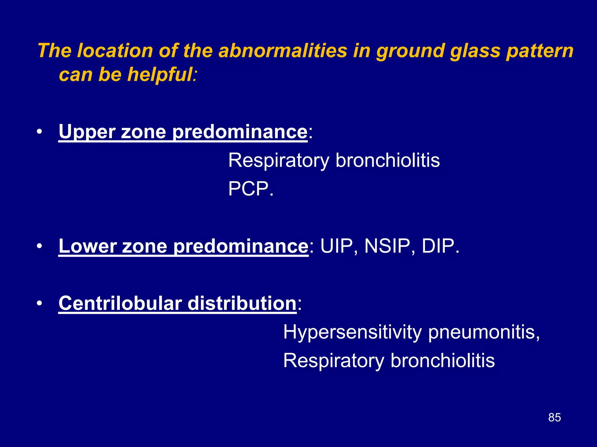 Technical aspect of hrct; normal lung anatomy & hrct findings of lung ...