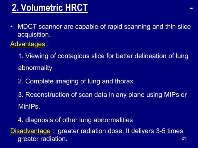 Technical aspect of hrct; normal lung anatomy & hrct findings of lung ...