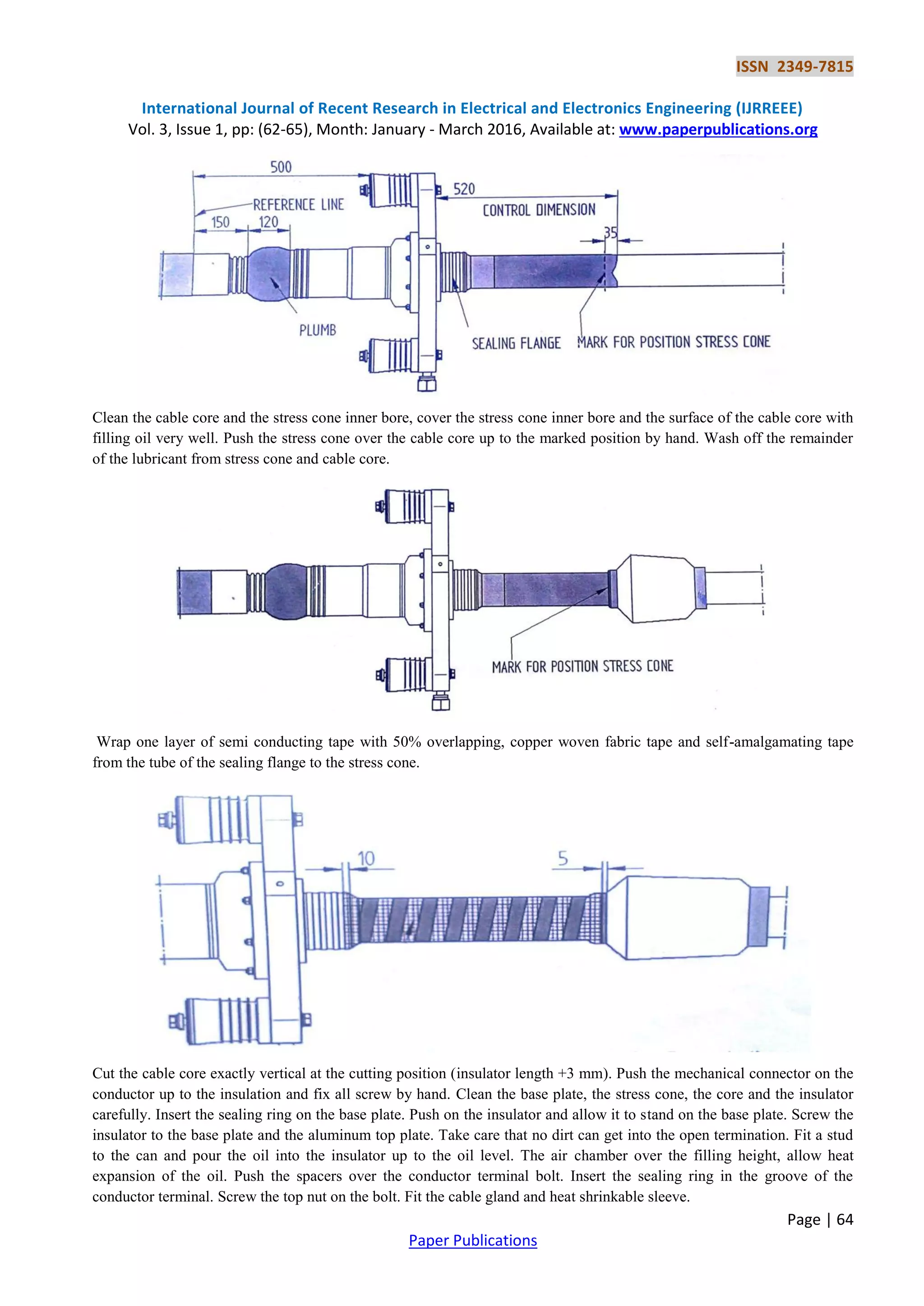 Technical Aspects of EHV XLPE Cable End Termination and on Site Brief ...