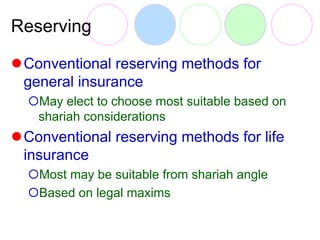 Alhuda CIBE - Technical Aspects of Takaful by Azman Ismail | PPT