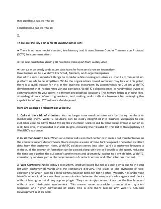 Technical Aspects of WebRTC: What, Why and How? | PDF