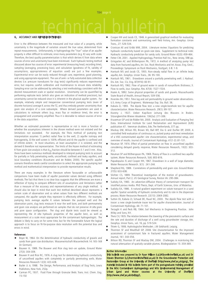 CL:AIRE Technical Bulletin TB4