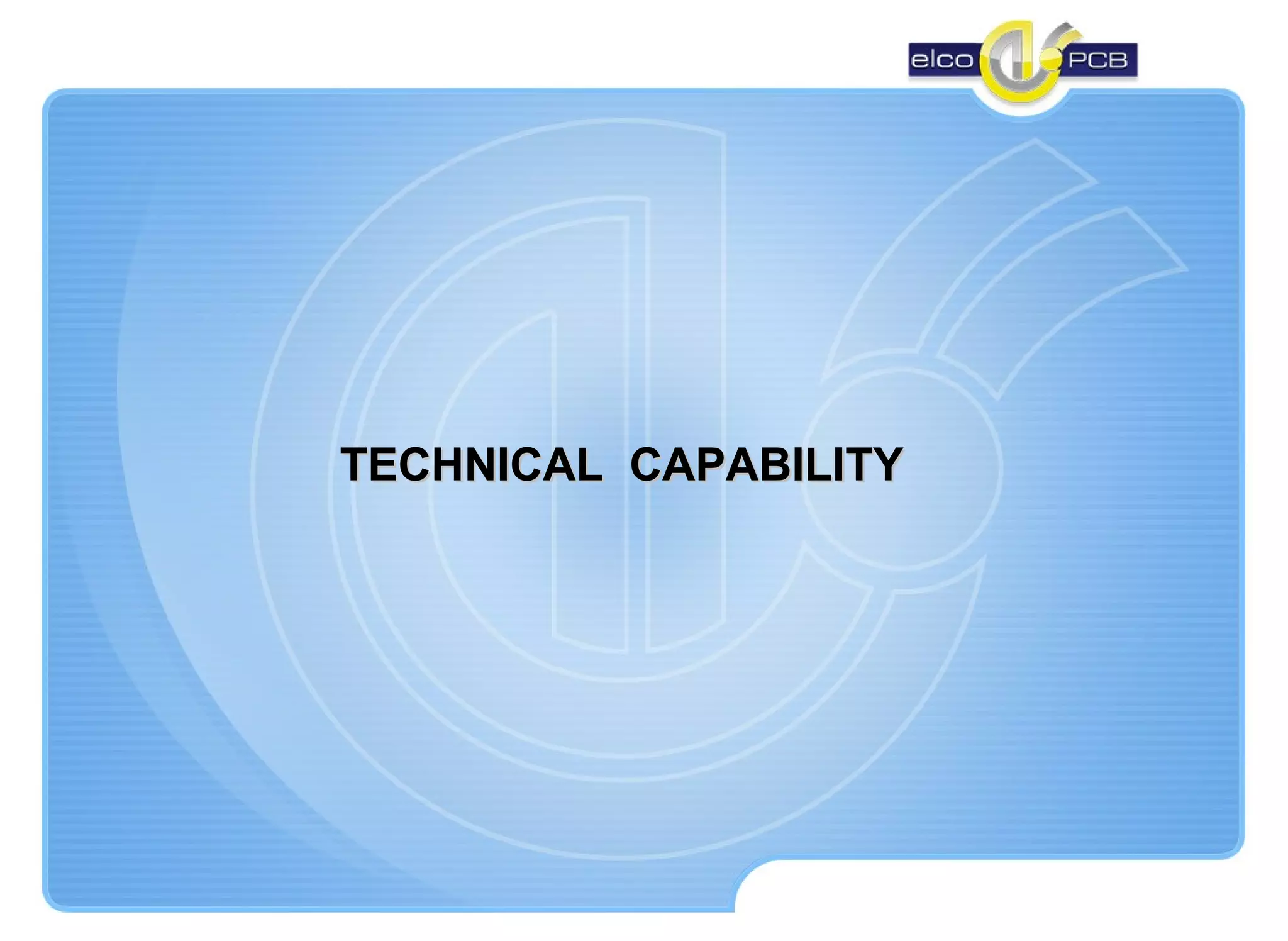 Technical Capability | PPT