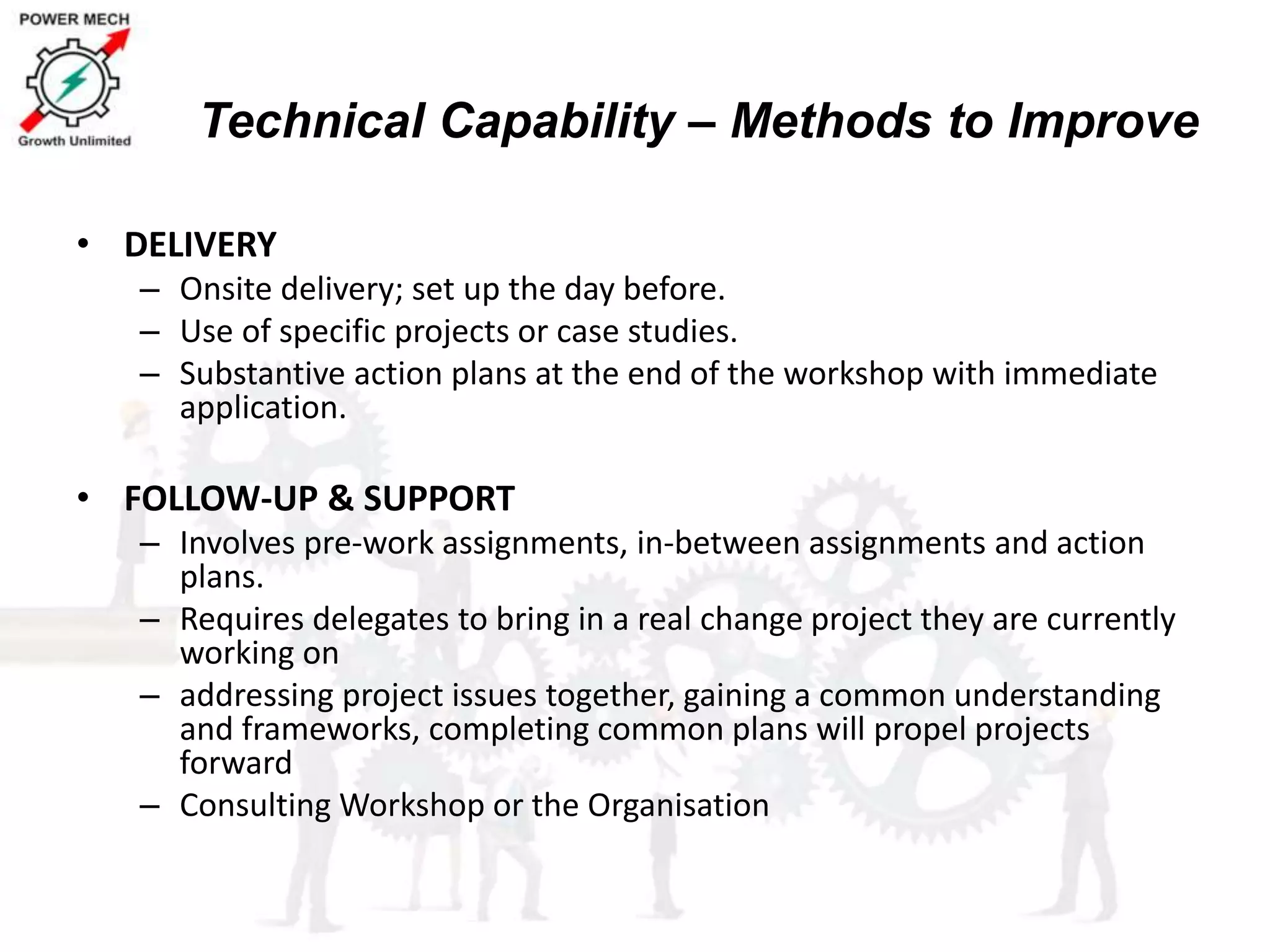 Technical Capability Improvement | PPTX