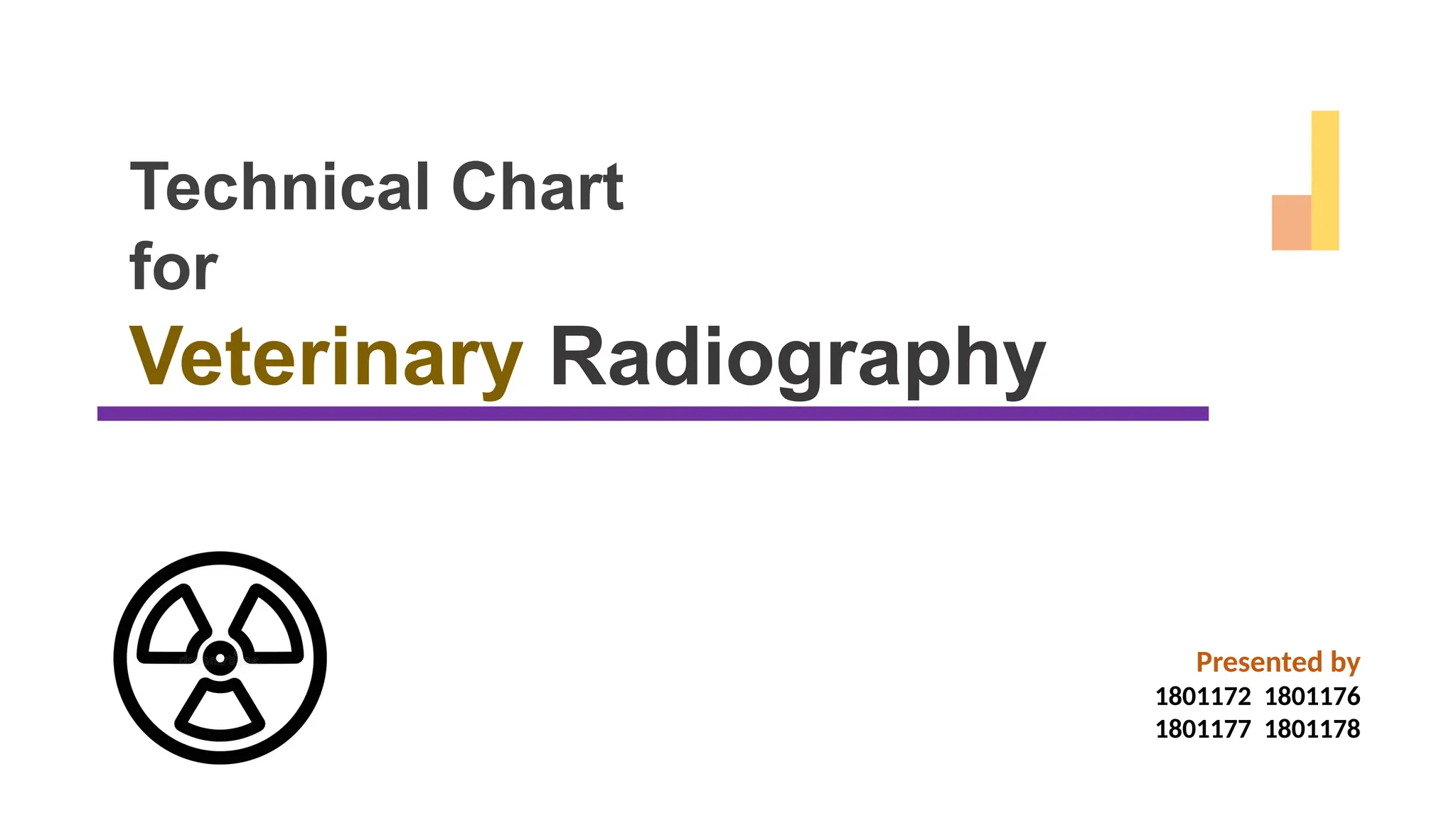 Technical chart for Veterinary Radiography.pptx