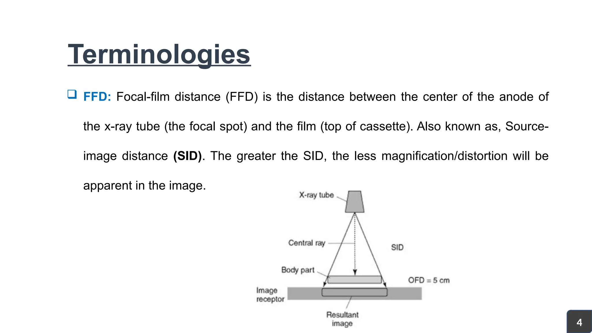 Technical chart for Veterinary Radiography.pptx
